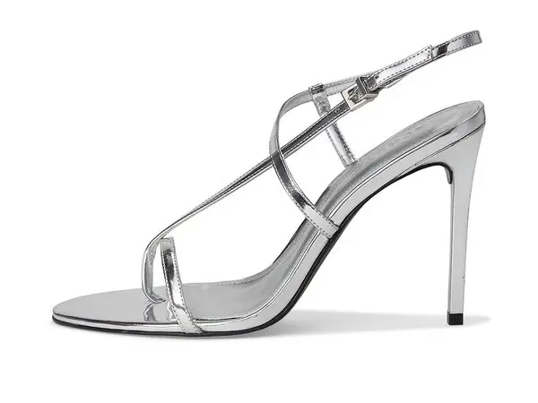 Schutz Azure Stiletto Sandals - Silver