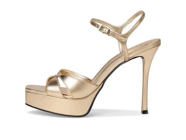 Schutz Maxine Platform Stiletto Sandals With Ankle Strap - Multi