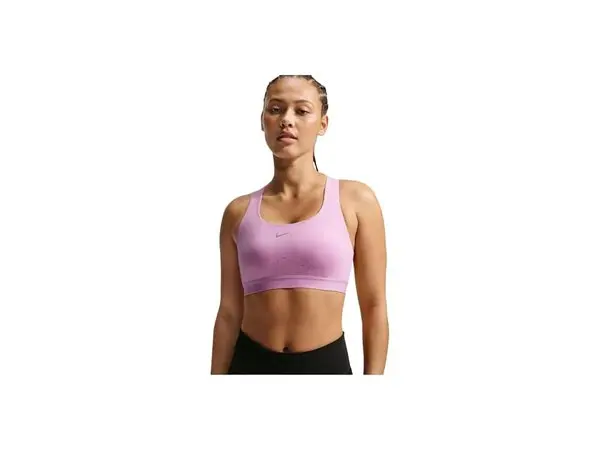 Nike Swift High-support Lightly Lined Sports Bra Bra Light Magenta/silver - Purple