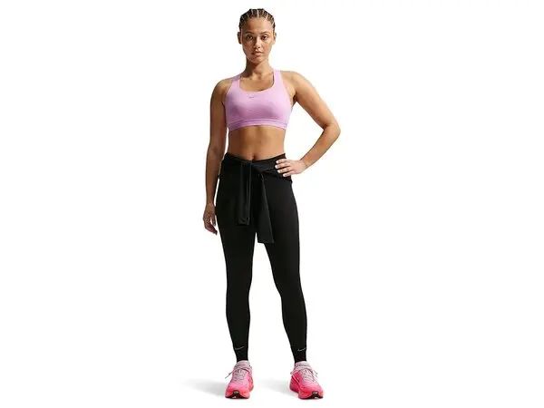 Nike Swift High-support Lightly Lined Sports Bra Bra Light Magenta/silver - Purple