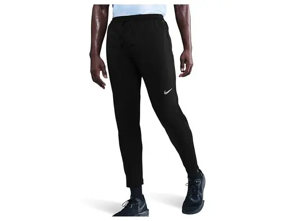 Nike Stride Dri-fit Knit Running Pants Workout /reflective Silver
