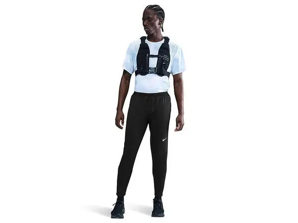 Nike Stride Dri-fit Knit Running Pants Workout /reflective Silver