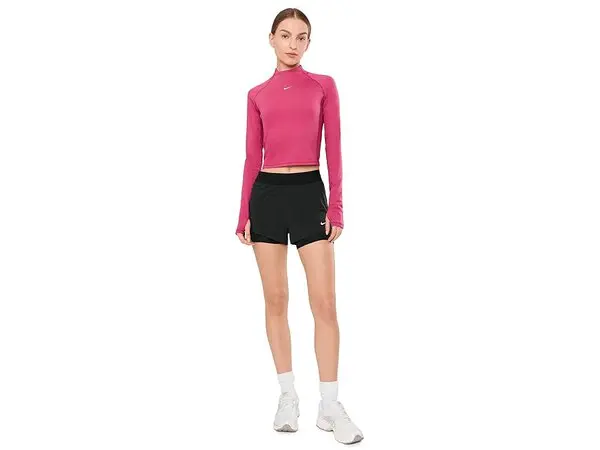 Nike Swift Dri-fit Mid-rise 2-in-1 Running Shorts - Black