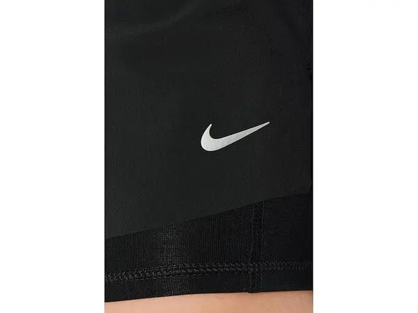 Nike Swift Dri-fit Mid-rise 2-in-1 Running Shorts - Black
