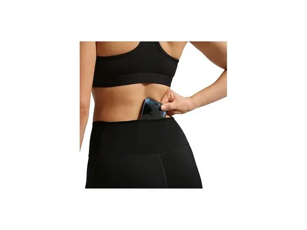 Nike One High-waisted 7/8 Leggings With Pockets Workout /white - Black
