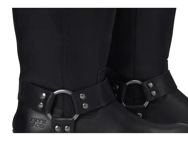 FRYE AND CO. Kellie Harness Wide Calf Boots - Black