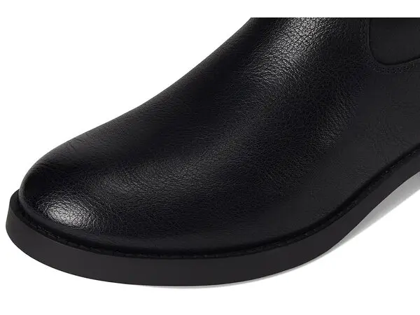 FRYE AND CO. Tall Wide Calf Boots With Metal Logo Button - Black