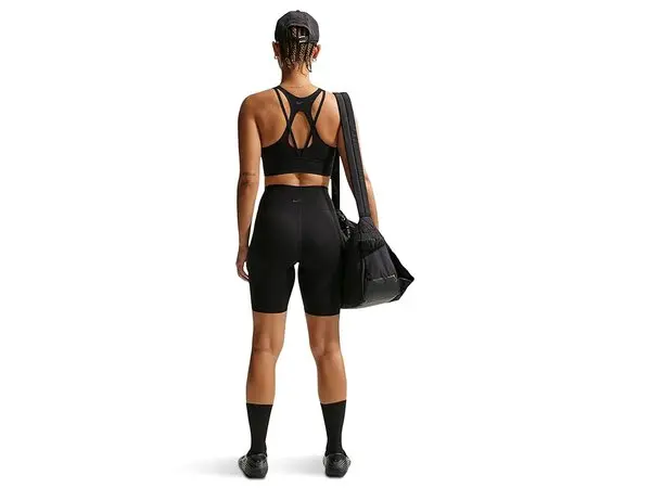 Nike Zenvy Gentle-support High-waisted 8 Biker Shorts - Black