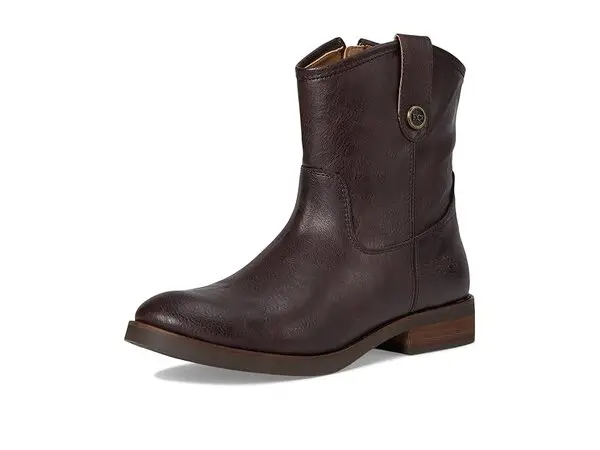 FRYE AND CO. Kellie Button Ankle Boots - Brown