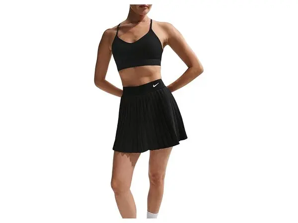 Nike Victory Dri-fit High-waisted Pleated Tennis Skirt - Black