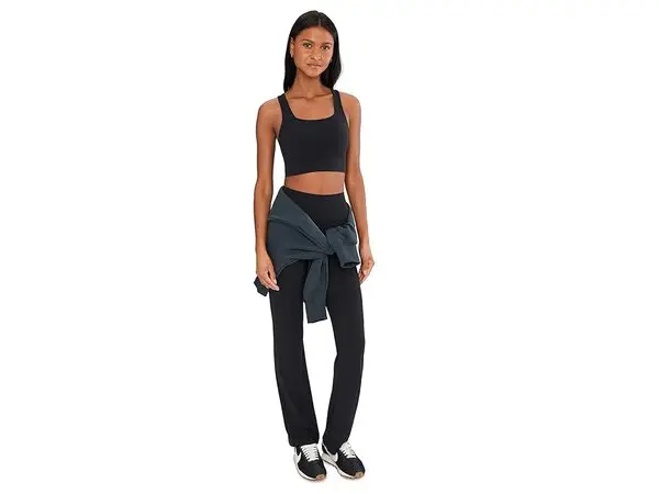 Nike Zenvy Gentle-support High-waisted Flared Leggings Workout Tattoo/white - Black