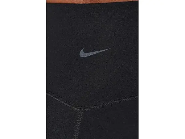 Nike Zenvy Gentle-support High-waisted Flared Leggings Workout Tattoo/white - Black