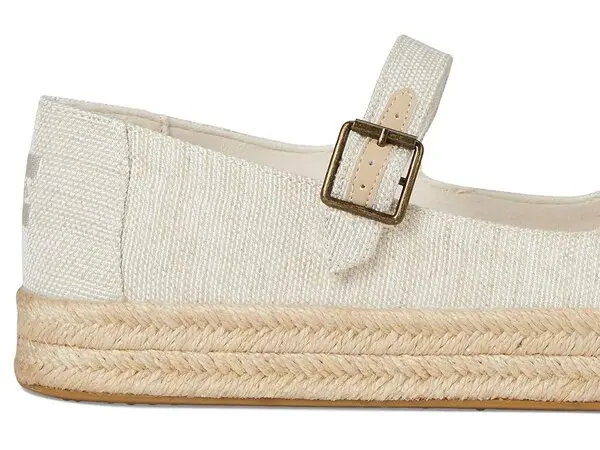 Toms Carolina Mary Jane Espadrille Flats - Gray