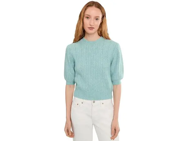 Madewell Charm Stitch Hazel Twinset Pullover Sweater - Blue