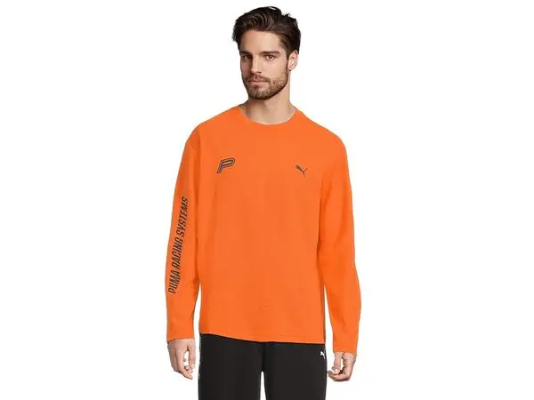 PUMA Future Archive Waffle Relaxed Long Sleeve Tee Clothing