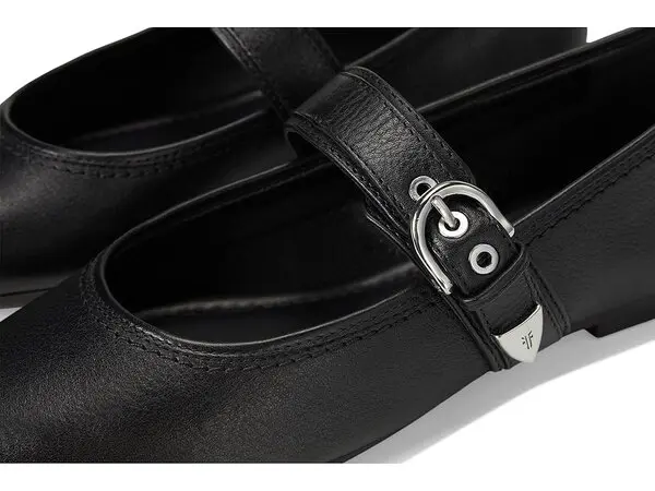 THE FRYE COMPANY Heather Buckle Mary Jane Flats - Black
