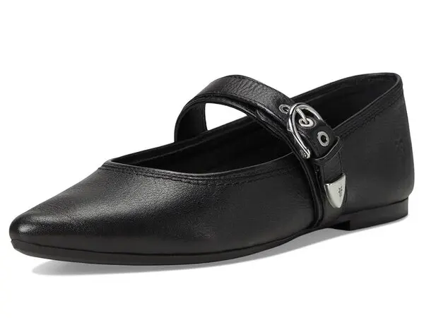 THE FRYE COMPANY Heather Buckle Mary Jane Flats - Black