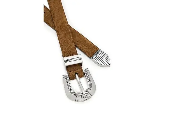Madewell Suede Western-buckle Belt - Multi