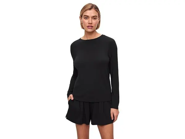 Eberjey Gisele Top Pajama Ivory - Black