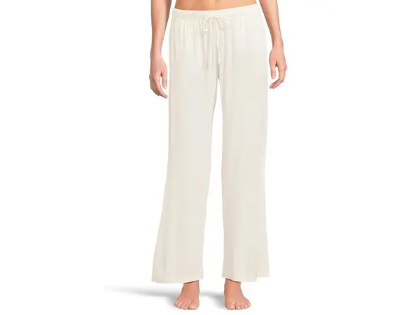 Eberjey Gisele Wide-leg Pajama Pants - Bone