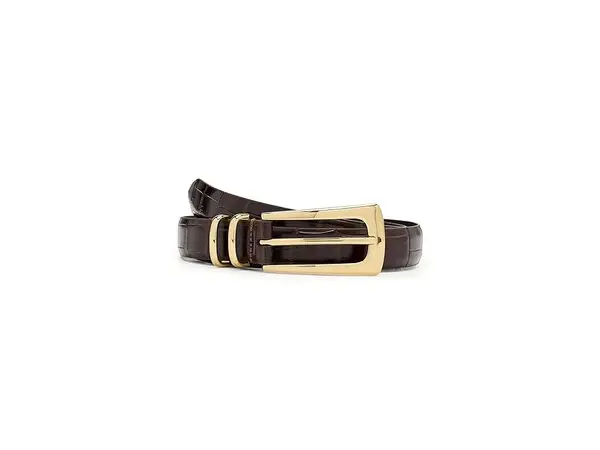 Madewell Elongated Buckle Belt - Brown