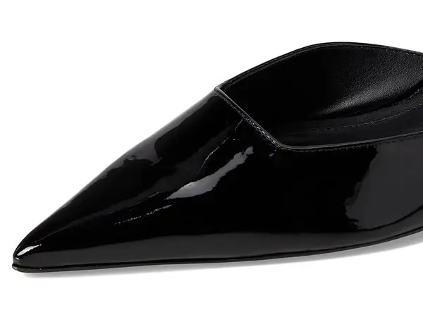 Schutz Paola Mid Slingback Stiletto Heel - Black