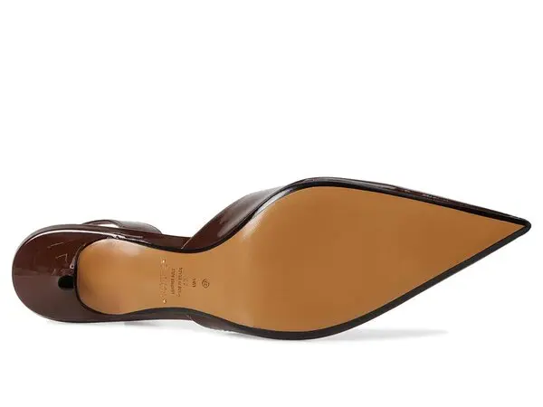 Schutz Paola Mid Slingback Stiletto Heel - Brown