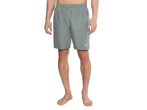 Nike Breaker Essential 9 Brief Lined Volley Swim Trunks - Gray
