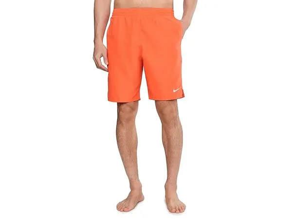 Nike Breaker Essential 9 Brief Lined Volley Swim Trunks - Orange