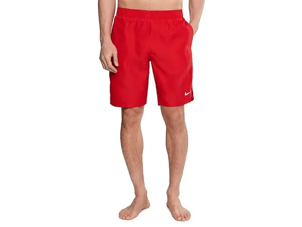 Nike Breaker Essential 9 Brief Lined Volley Swim Trunks - Red