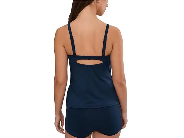 Nike Essential V-neck Tankini Swimwear - Navy