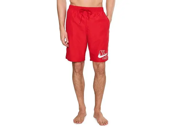 Nike Breaker Logo Volley Swim Shorts - Red