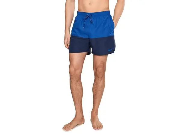 Nike Split 5 Brief Lined Volley Swim Trunks - Blue