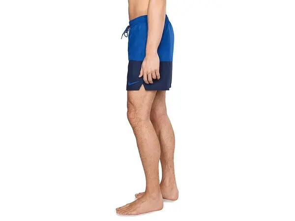 Nike Split 5 Brief Lined Volley Swim Trunks - Blue