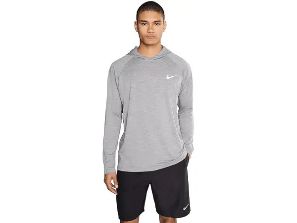 Nike Long Sleeve Hooded Hydroguard - Gray