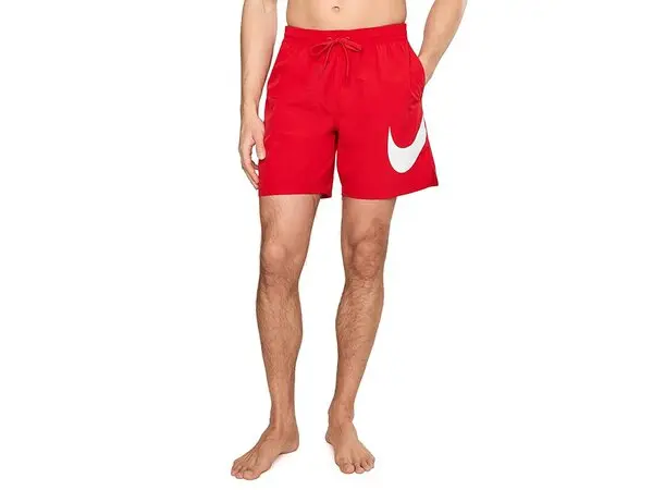 Nike Breaker Specs 7 Volley Swim Shorts - Red