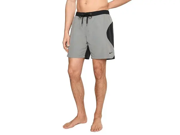 Nike Color Block Volley Swim Shorts - Black