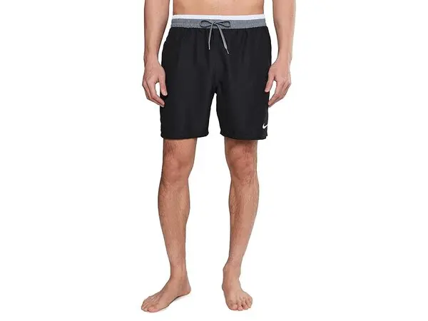 Nike Breaker Tipped Waist 7 Volley Swimwear - Black