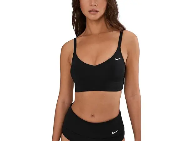 Nike Effortless Essential V-neck Midkini - Black
