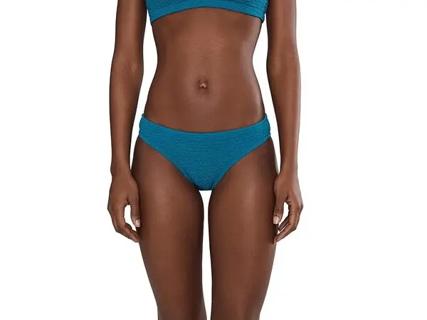 Nike Shoreline Pucker Hipster Bikini Bottom - Blue
