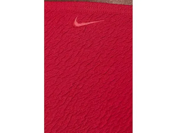 Nike Shoreline Pucker Hipster Bikini Bottom - Red