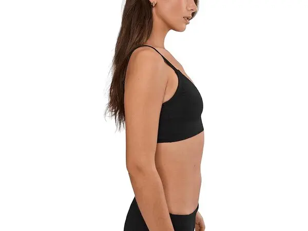 Nike Line Wave Jacquard V Neck Midkini - Black