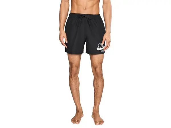 Nike Breaker Logo Volley Swim Trunks - Black