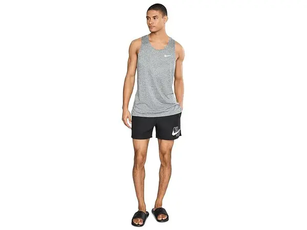 Nike Breaker Logo Volley Swim Trunks - Black