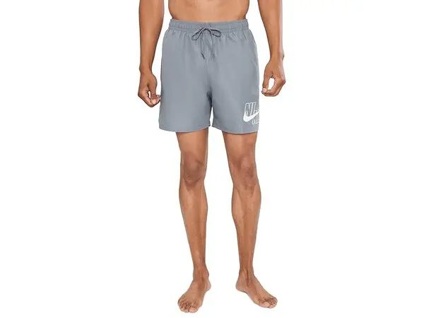 Nike Breaker Logo Volley Swim Trunks - Gray