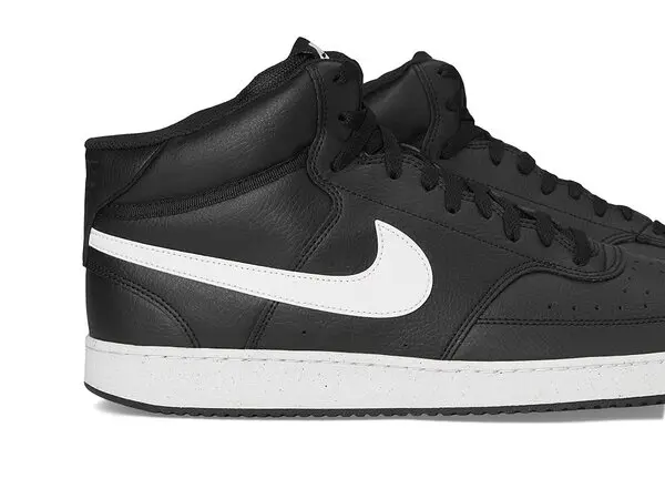 Nike Court Vision Mid Next Nature High Top Sneakers - Black