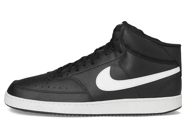 Nike Court Vision Mid Next Nature High Top Sneakers - Black