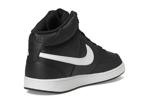 Nike Court Vision Mid Next Nature High Top Sneakers - Black