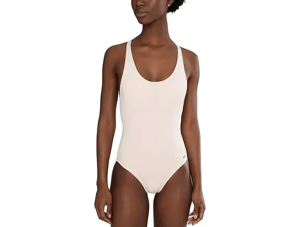 Nike Scoop Neck One-piece Swimsuit - White