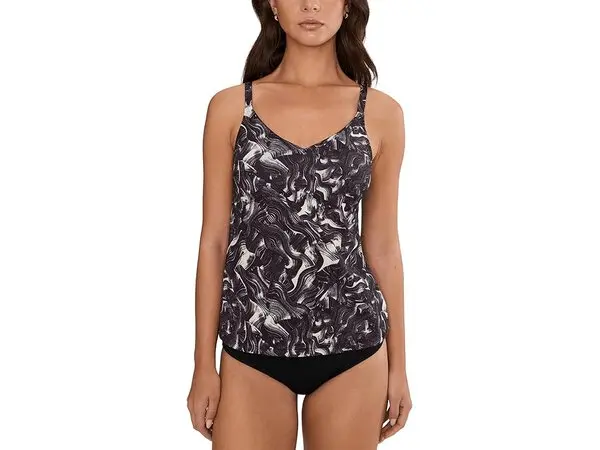 Nike Expressive Brushstrokes V-neck Tankini Swimwear